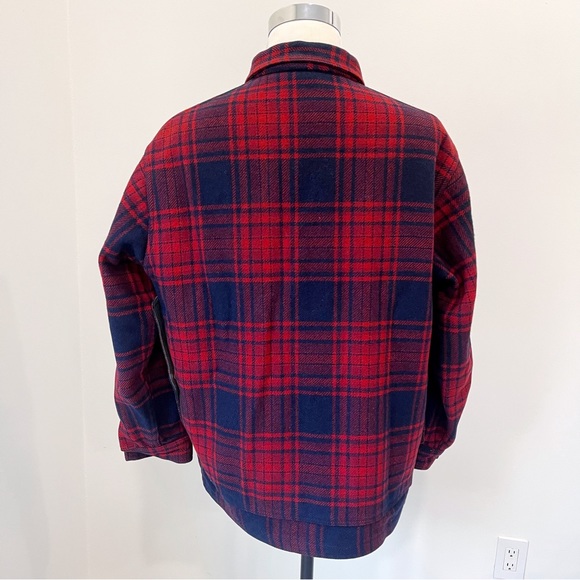 Pendleton | Jackets & Coats | Vintage 7s Pendleton Xl Wool Hunting Jacket Red Plaid Shacket ...